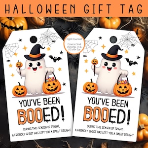 You've Been Booed Gift Tag, Boo Box Gift Tag, Boo Basket Tags ...