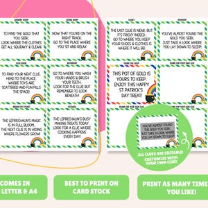 EDITABLE St Patrick's Day Treasure Hunt, Leprechaun Games, Leprechaun ...