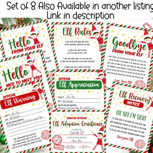 EDITABLE Elf Letter, Elf Welcome Letter, Elf Arrival Letter, Elf ...