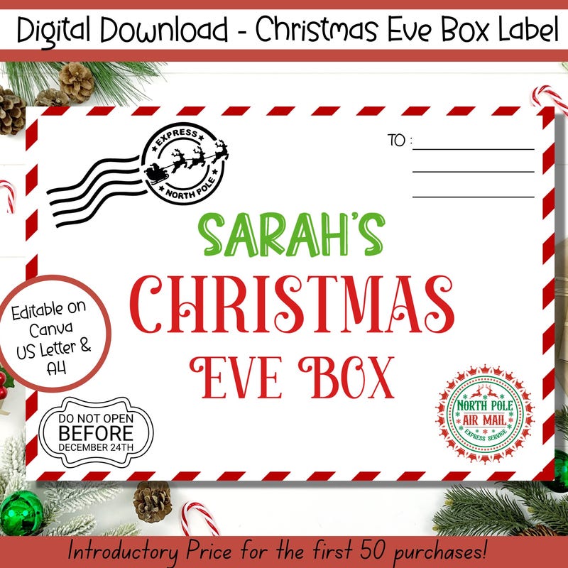 Christmas Eve Box - Etsy