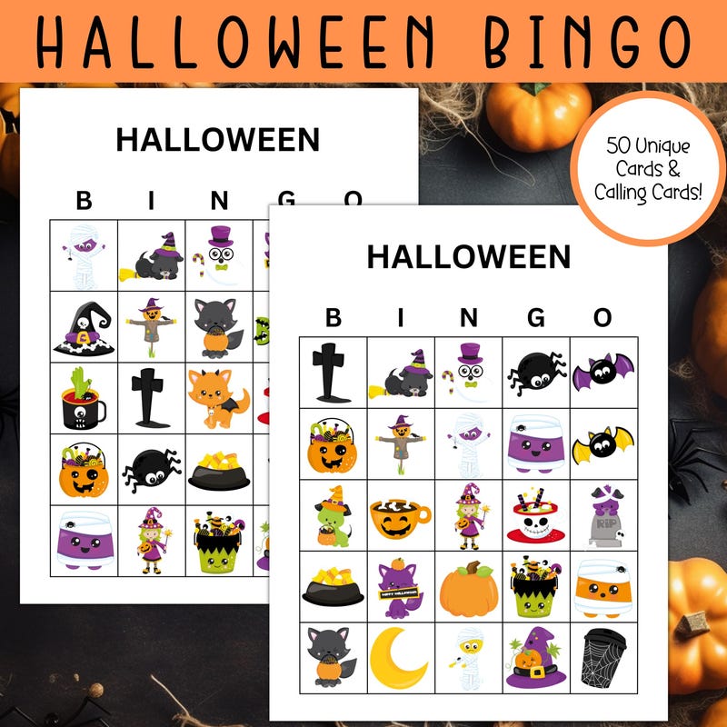 Halloween Bingo - Etsy