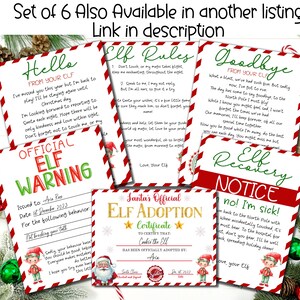 EDITABLE Elf Warning Letter, Elf Behaviour Letter, Elf Naughty Letter ...