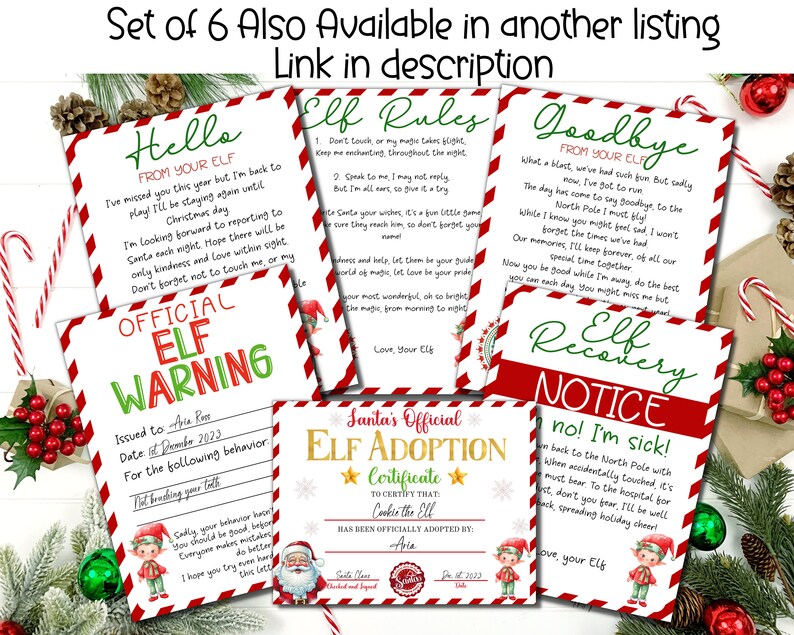 EDITABLE Elf Warning Letter, Elf Behaviour Letter, Elf Naughty Letter ...