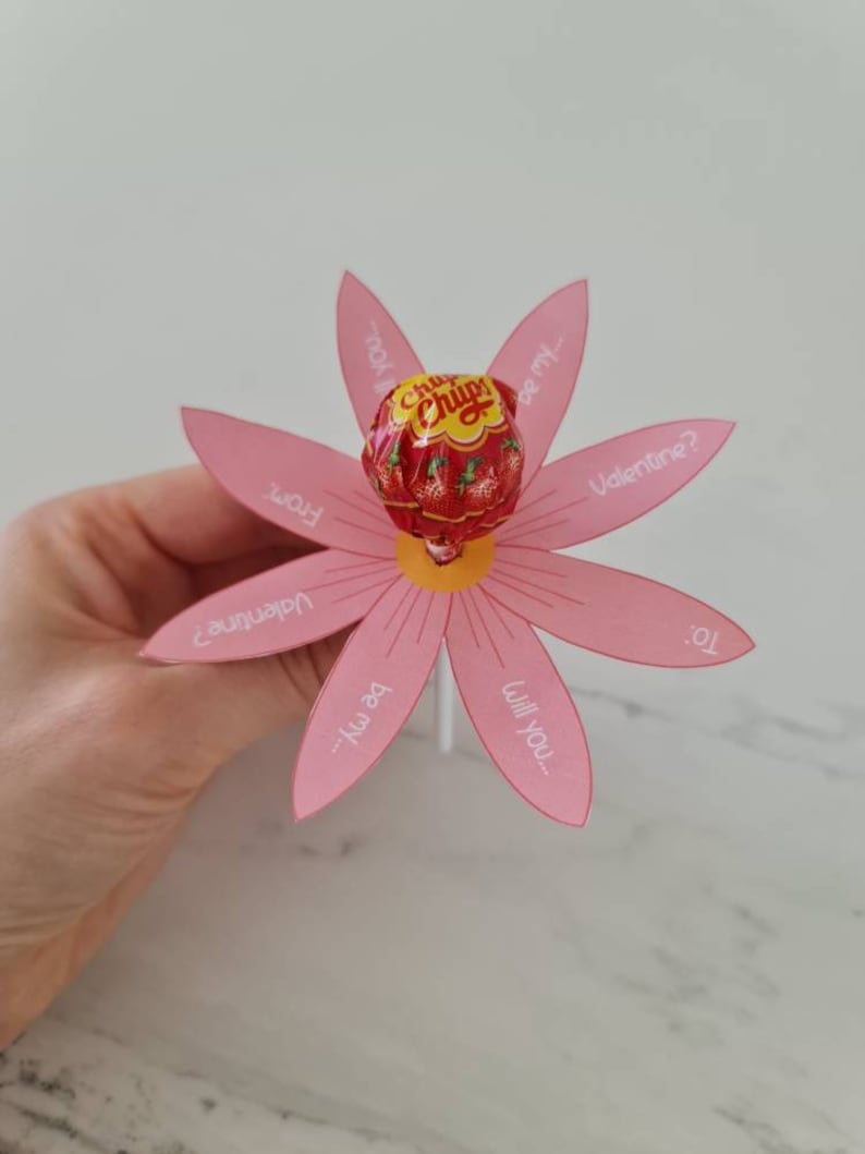 Classroom Valentines Day Lollipop Wrap Kids Valentines Kids - Etsy