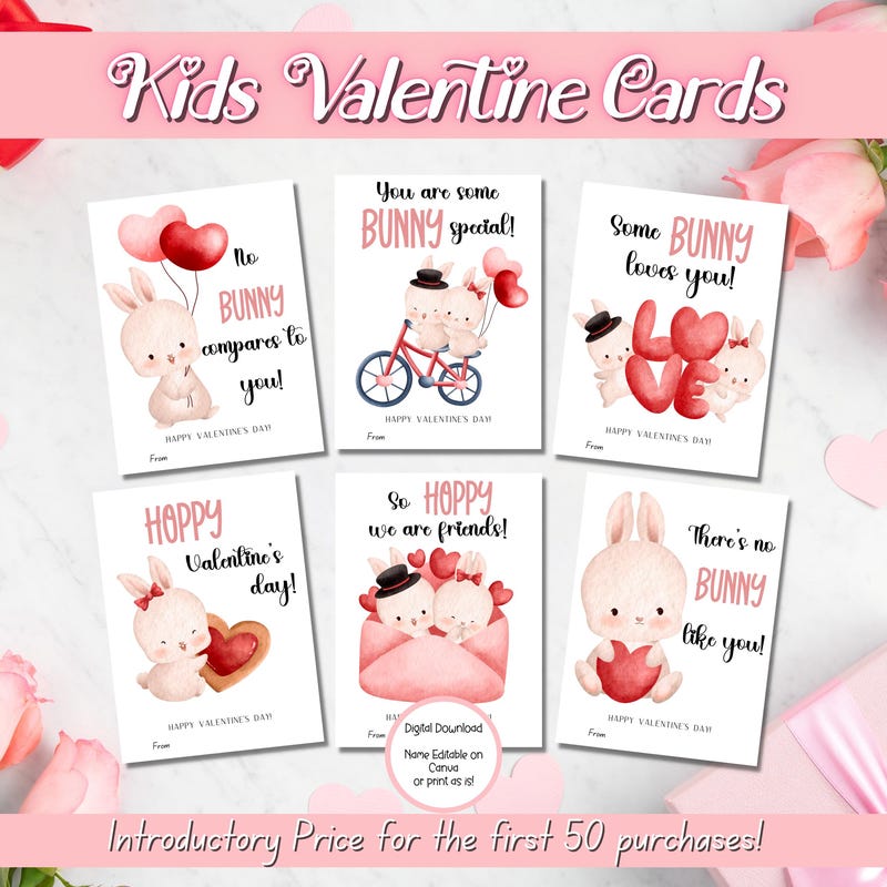 Bunny Card - Etsy