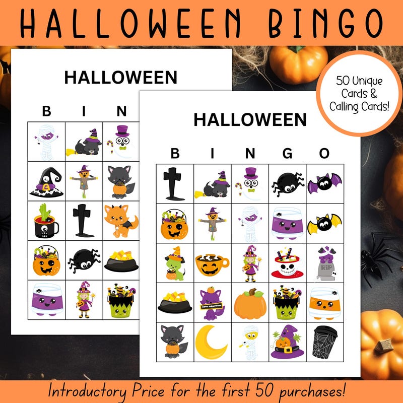 Halloween Bingo - Etsy