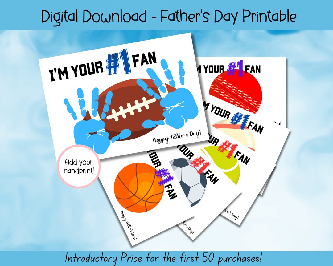 Father's Day Printable, Sports Fathers Day Art Bundle, Fathers Day Gift ...