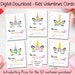 EDITABLE Unicorn Valentine Cards, Classroom Valentines Day Cards, Kids ...