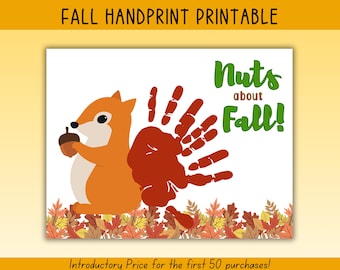 Acorn Handprint Craft, Fall Handprint Craft for Kids, Nuts About Fall ...