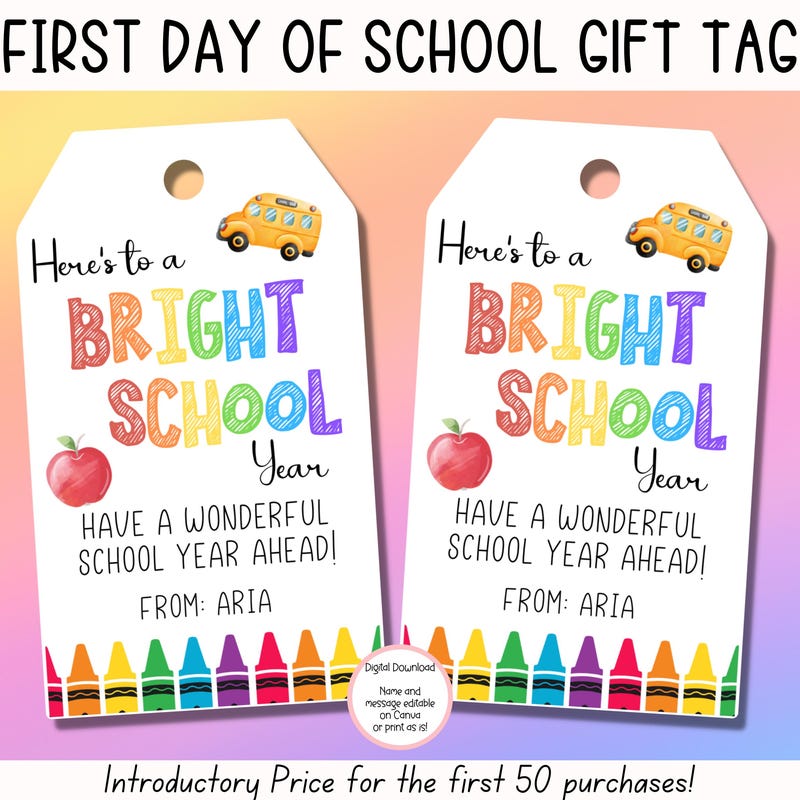 Back to School Gift Tags - 60+ Gift Ideas for 2025