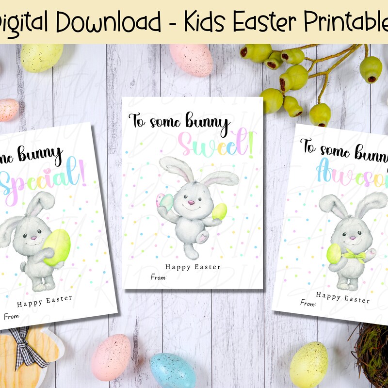 Easter Card for Kids - Etsy