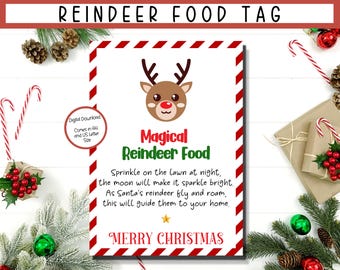 Personalized Magic Reindeer Food - Etsy