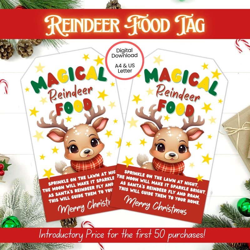 Reindeer Design - Etsy