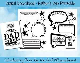 All About My Dad Printable Dad Birthday Father's Day - Etsy
