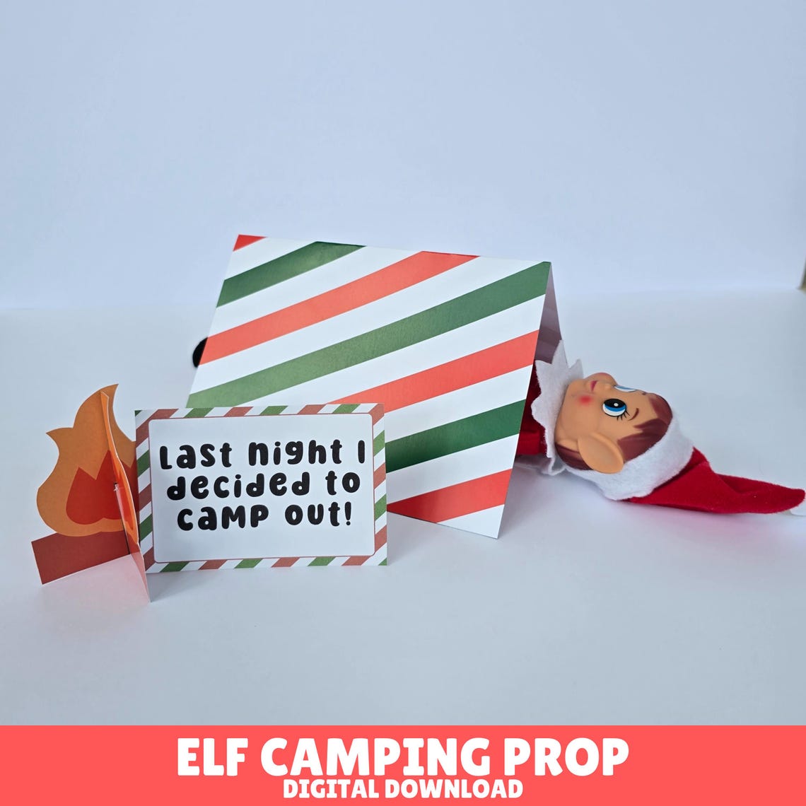 Elf Camping Prop, Elf Prop Idea, Printable Elf Kit, Printable Elf Prop ...