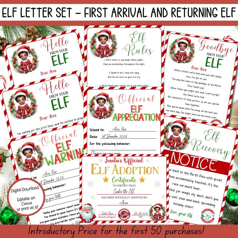 Elf Letters - Etsy