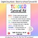 EDITABLE Teacher Survival Kit, First Day of School Gift Tag, Back to ...