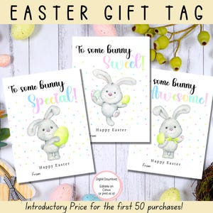 Colorful Easter Kids Card, Kids Easter Cards, Easter Gift Tags, Easter ...