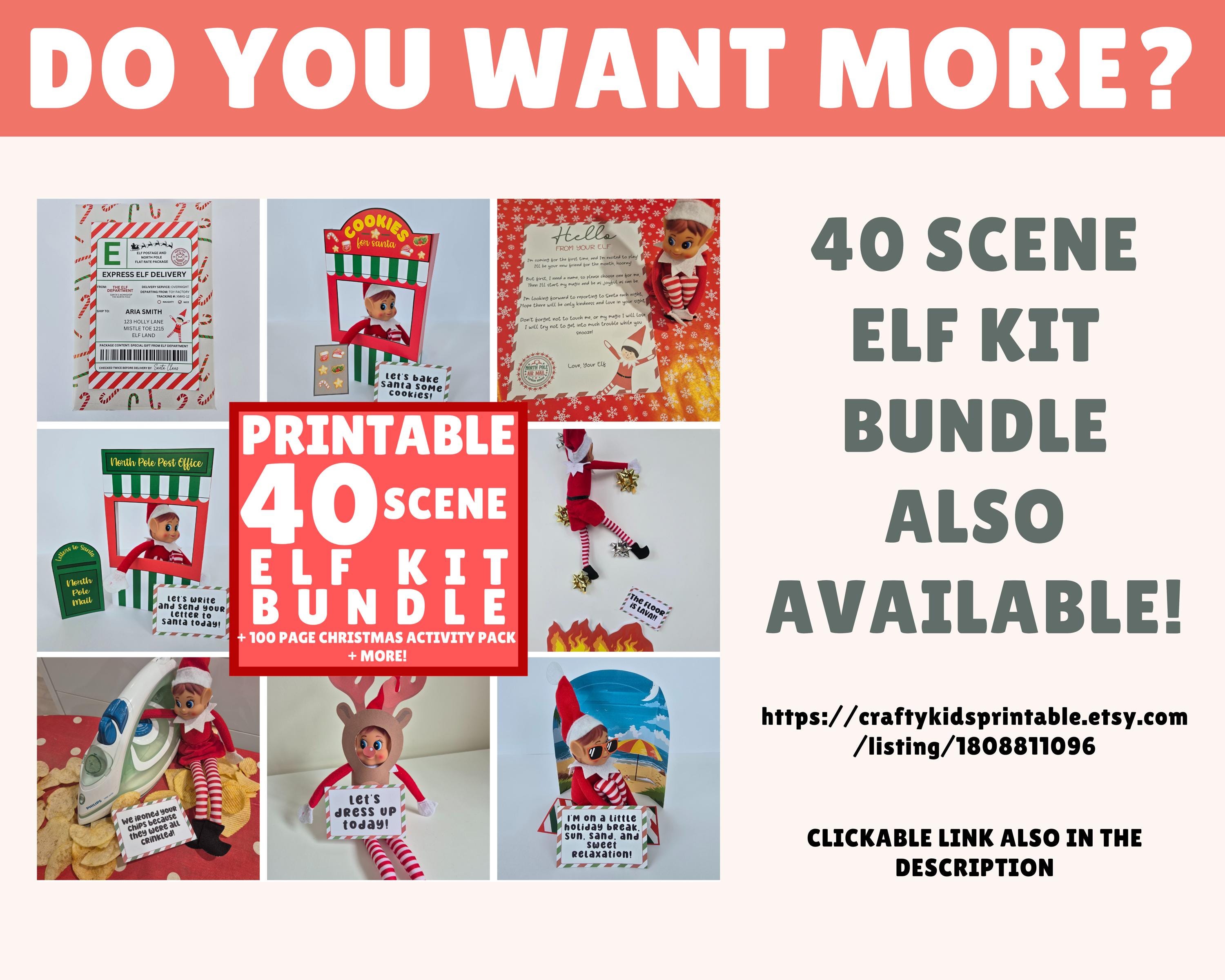 Elf Yoga Prop, Elf Prop Idea, Printable Elf Kit, Printable Elf Prop ...