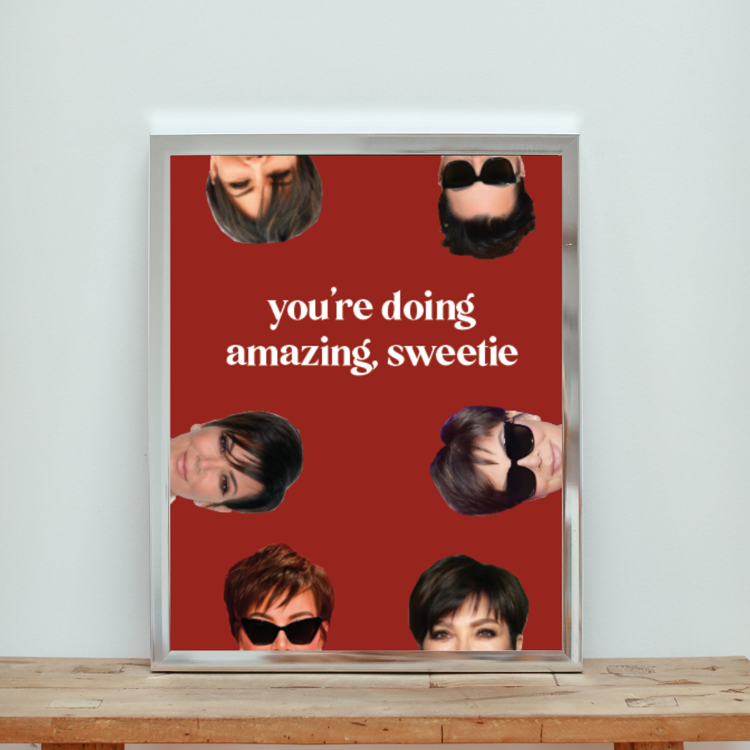 Kris Jenner Poster Wall Art Bart Cart Print - Etsy