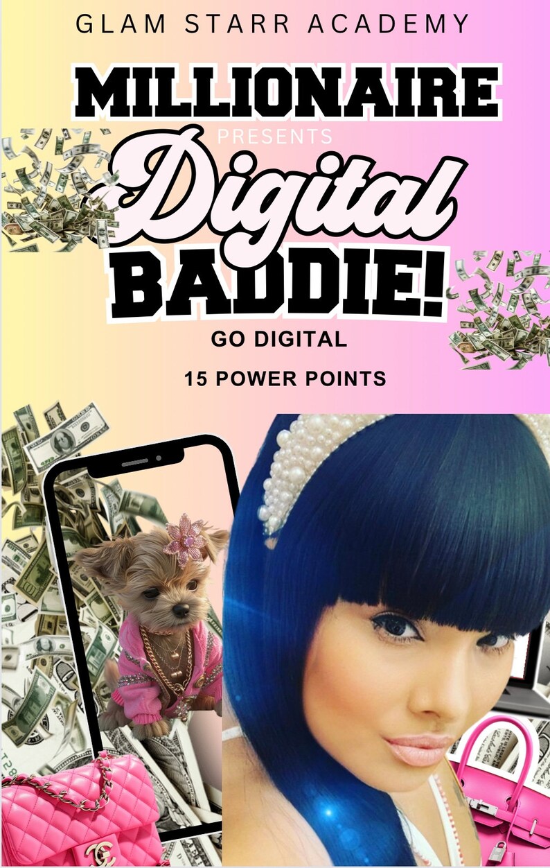 Millionaire Digital Baddie - Etsy