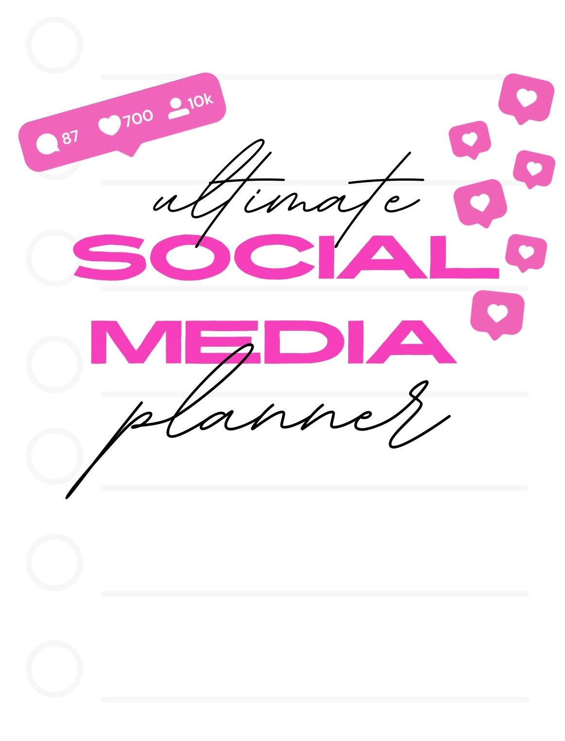 The Ultimate Social Media Planner - Etsy