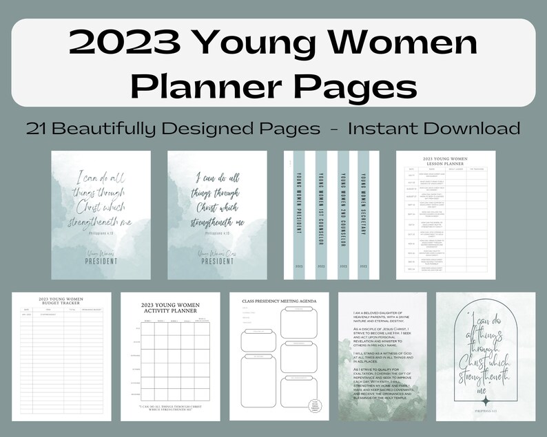 2023 LDS Young Women Presidency Planner - Etsy 2023 LDS Young Women Presidency Planner - Etsy