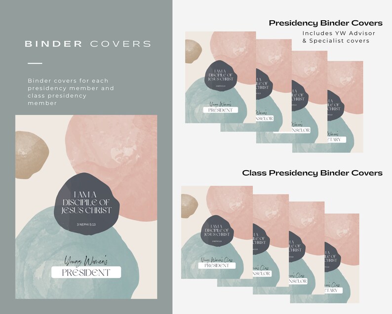 2024 LDS Young Women Planner Printable Binder 3 Nephi 5:13 I Am A ...