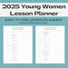 2025 Young Women Lesson Planner | Printable Pages | Come Follow Me ...