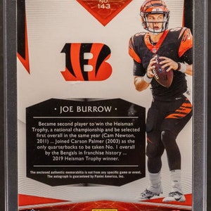 Joe Burrow Panini Limited Rookie Patch Auto /10 Chaser Pack Guaranteed ...