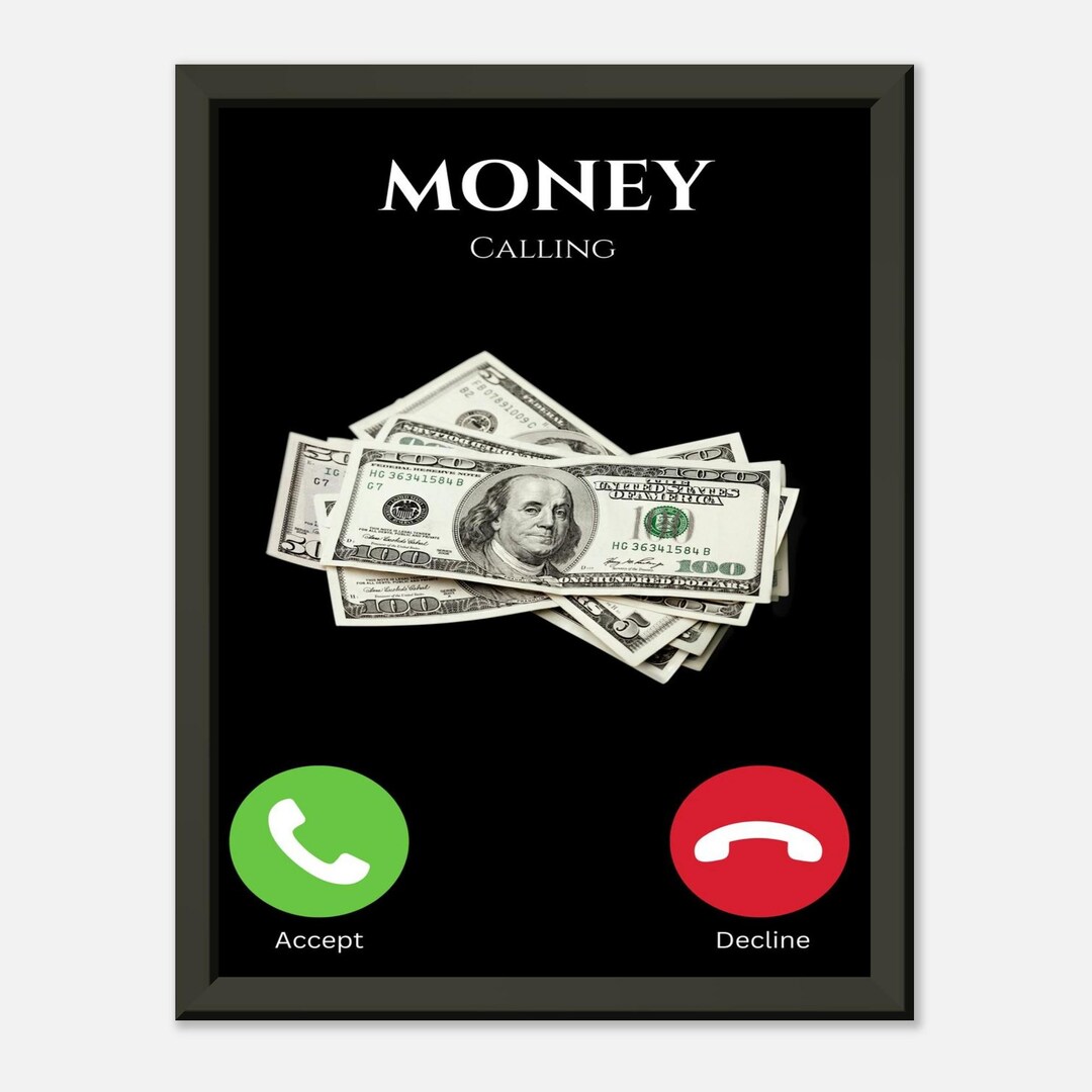Money Calling Frame - Etsy