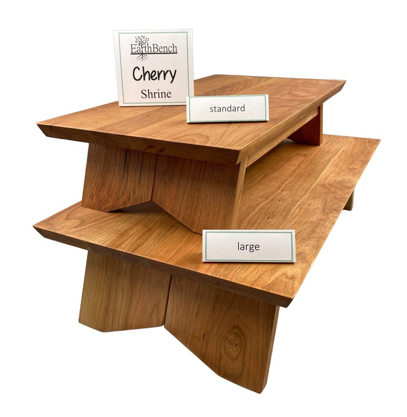 SHRINE TABLE Altars: Cherry. Puja-style Offering Table. Small Low Altar ...