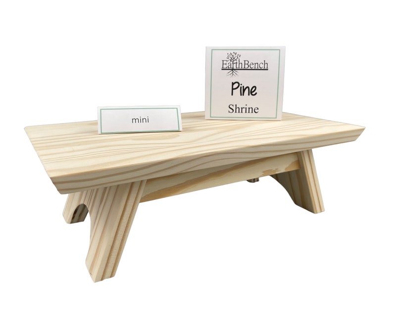 SHRINE TABLE Altars: Cherry. Puja-style Offering Table. Small Low Altar ...