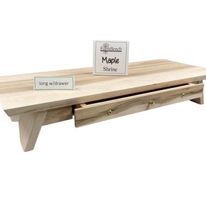 MAPLE Shrine Table Altars. Solid Hardwood... Maine "coastal" Maple ...