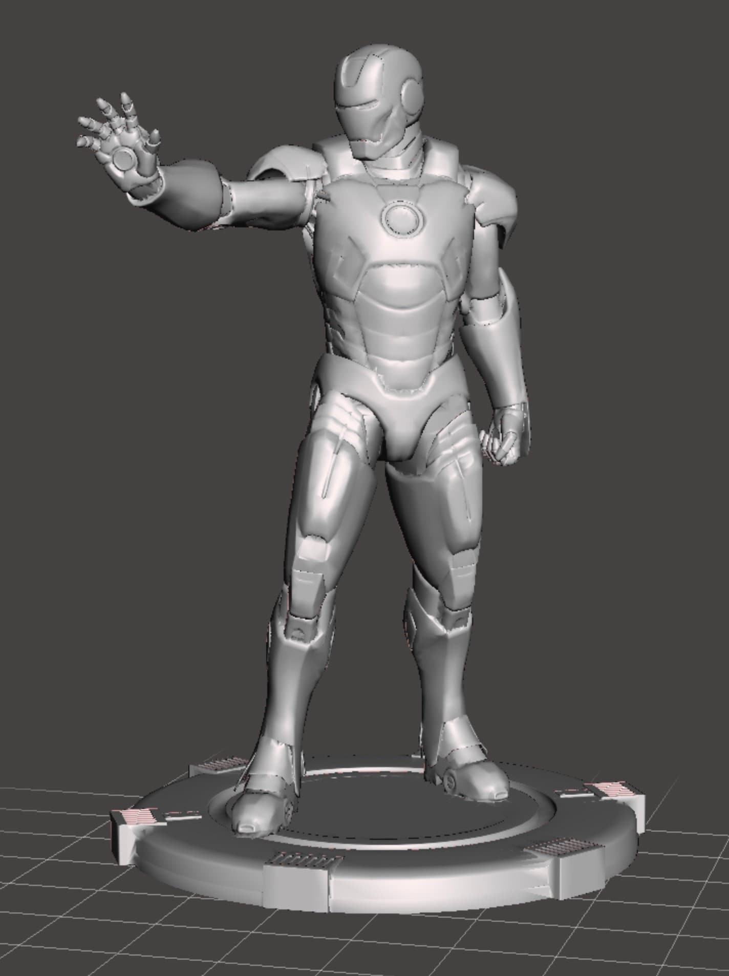 Ironman STL Figure for 3D Printing - Etsy
