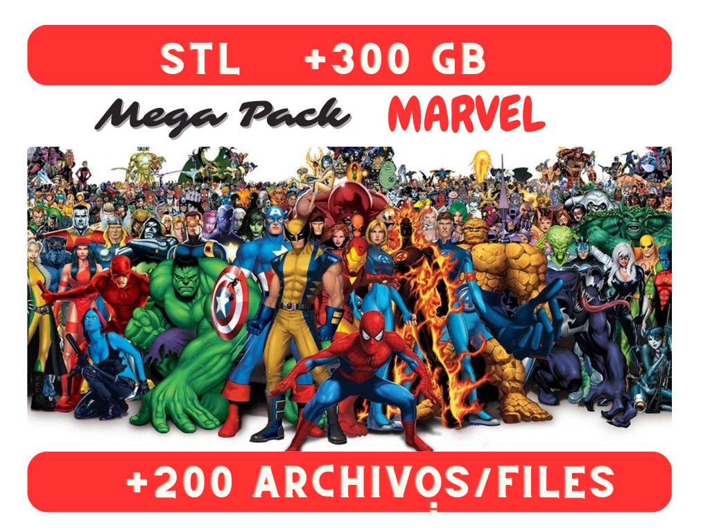 Mega Pack STL para imprimir en 3D - Etsy España