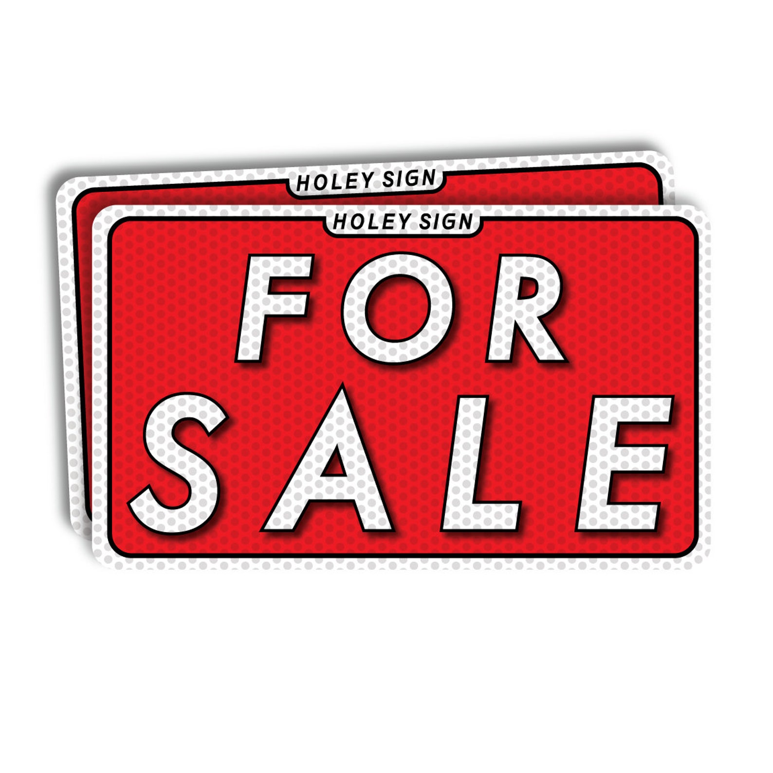 See Through for Sale Signs and Decals for Vehicle Windows (2 Pac) - Etsy