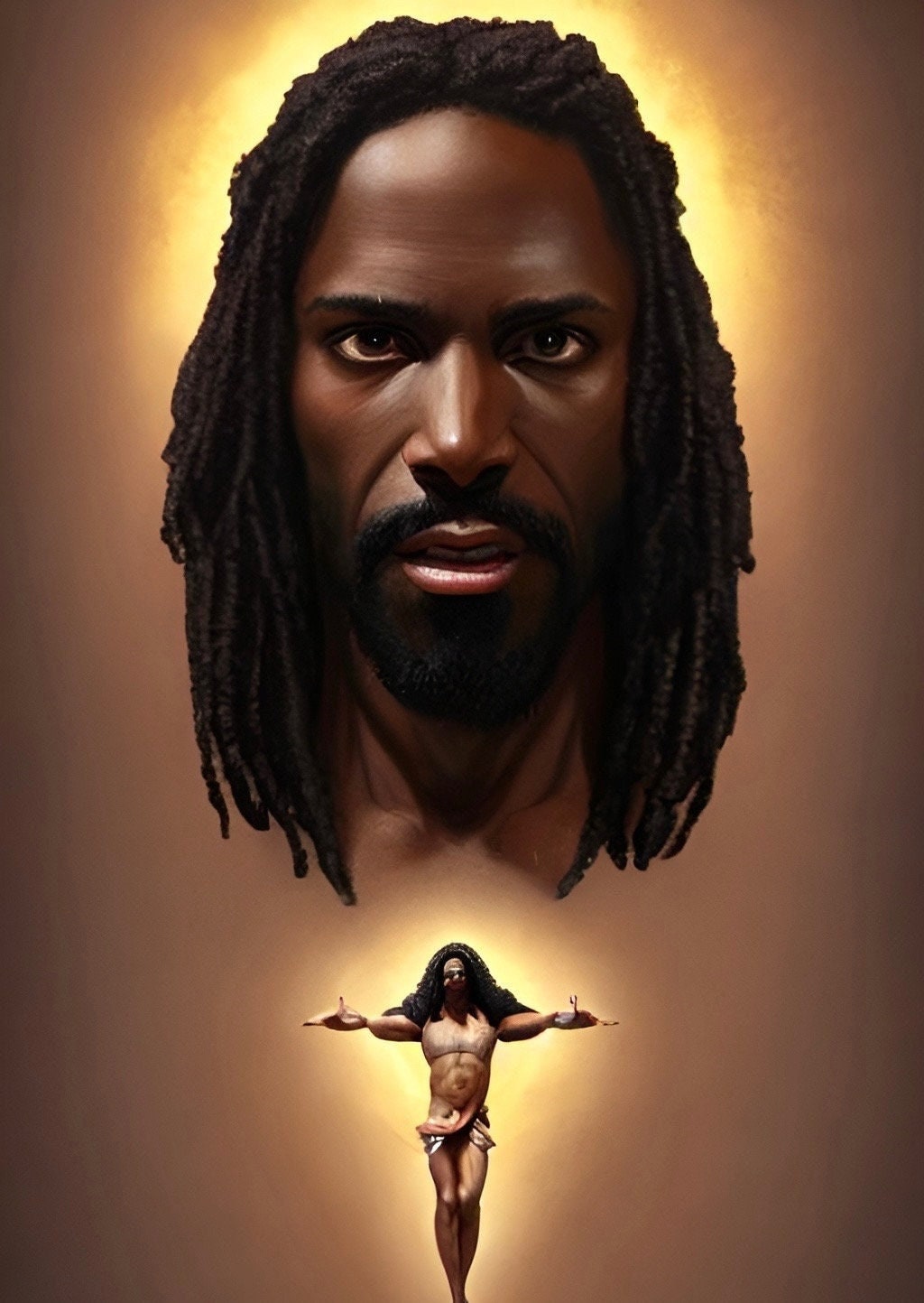 Black Jesuson the Cross printable - Etsy