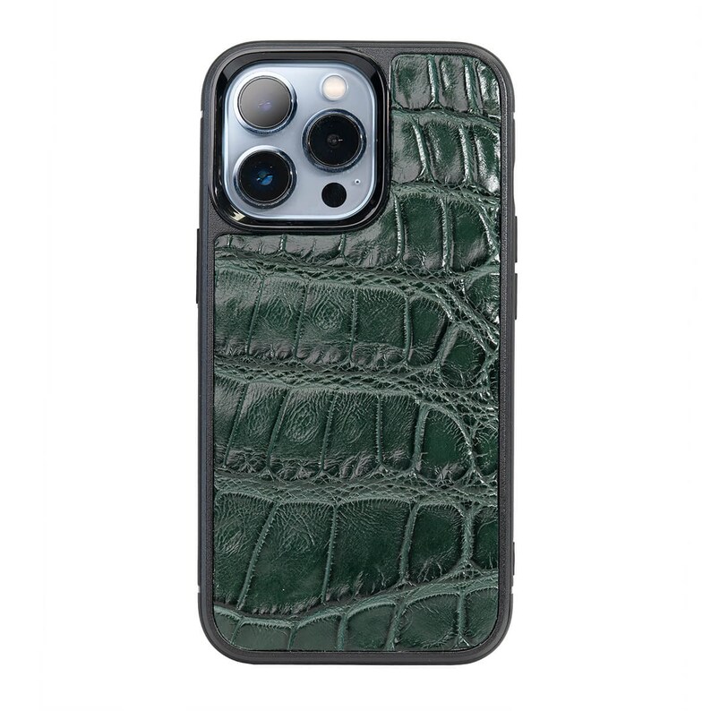 Alligator iPhone 13 Pro, iPhone Alligator 13, Leather iPhone Case ...