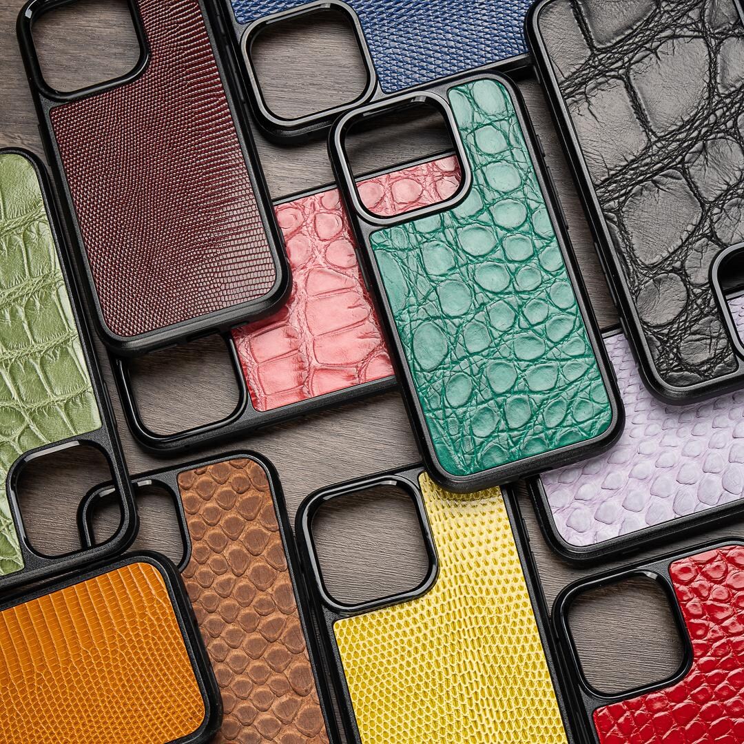 IPhone 12 Pro Max Lizard/cobra/karung Leather Case, Luxury Leather Case ...