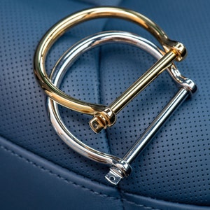 Shackle Cuff Bracelet: Stainless Steel Screw Bangle for Men - Etsy