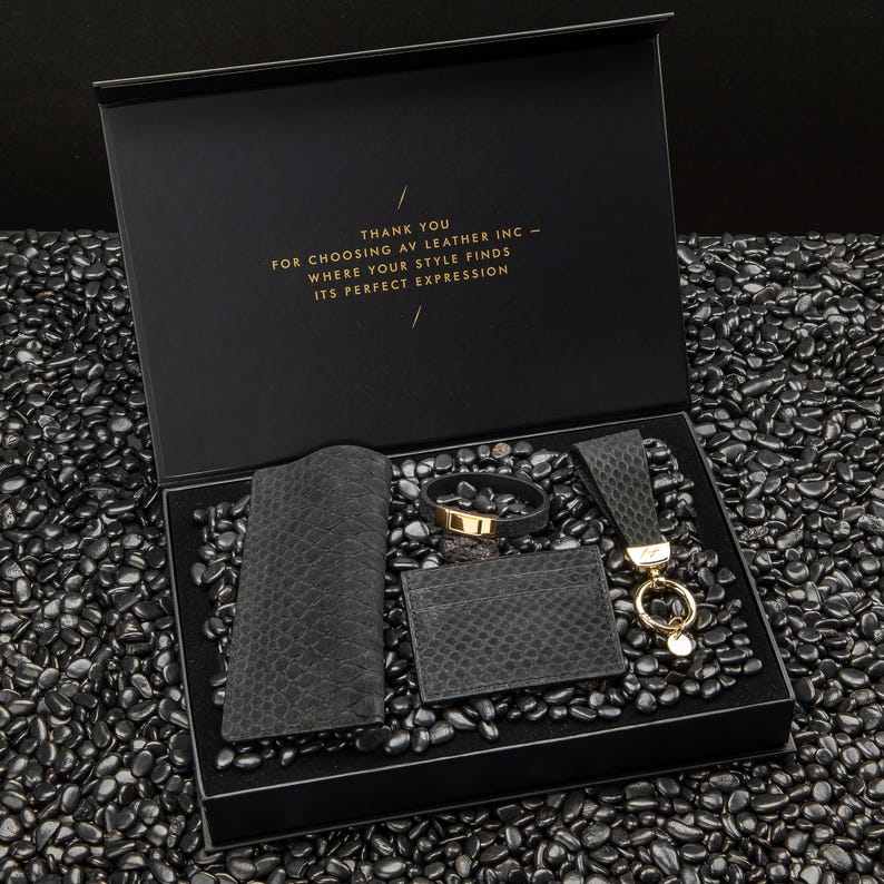 Handmade Python Accessories Gift Box, Exclusive Accessories Set in GIFT ...