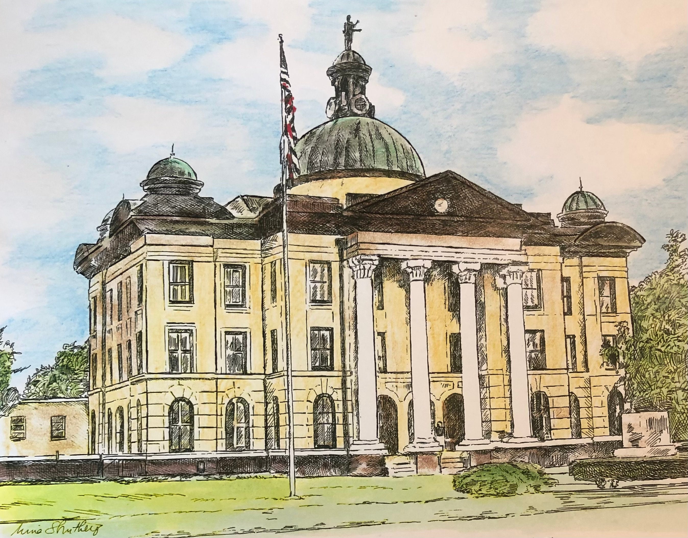 Fort Bend County Courthouse • Texas Courthouse in Richmond - Etsy