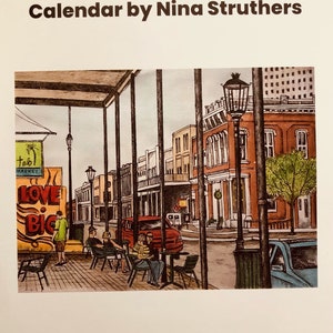 Galveston Calendar 2024 by Texas Artist Nina Struthers - Etsy