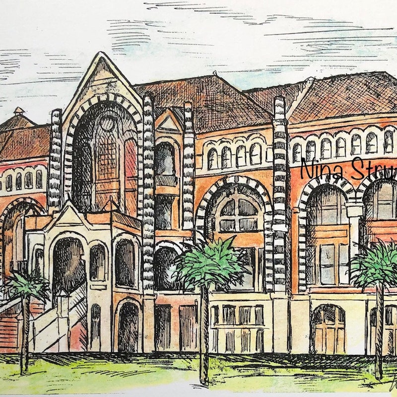 Old Buildings - Etsy