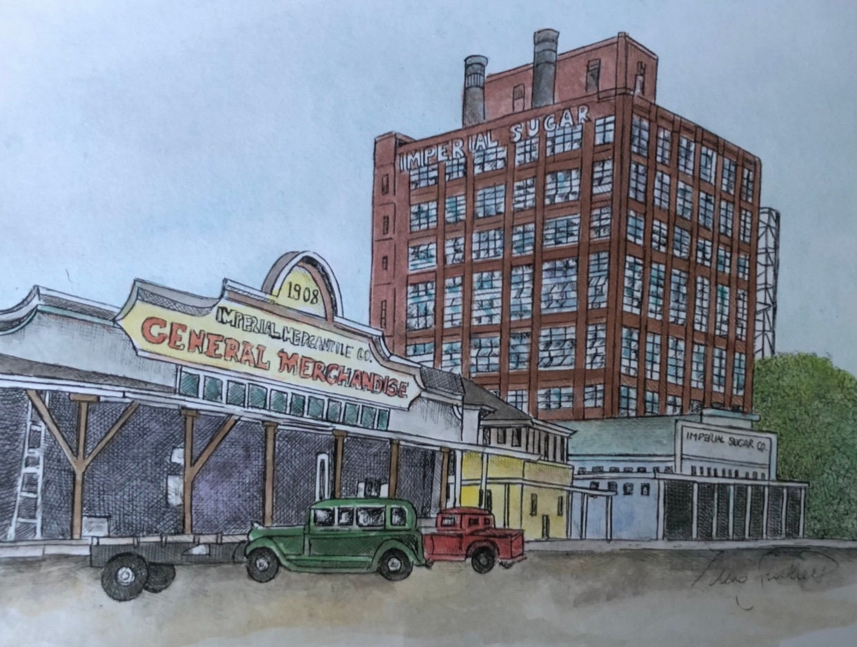 Historic Char House • Sugar Land Texas - Etsy