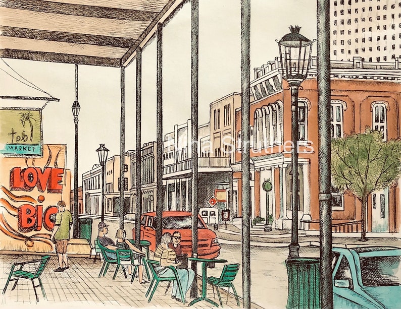 The Strand, Galveston Texas - Etsy