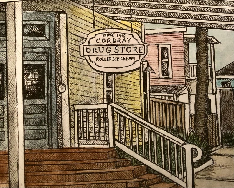 Cordray's Ice Cream Store, Galveston Texas - Etsy