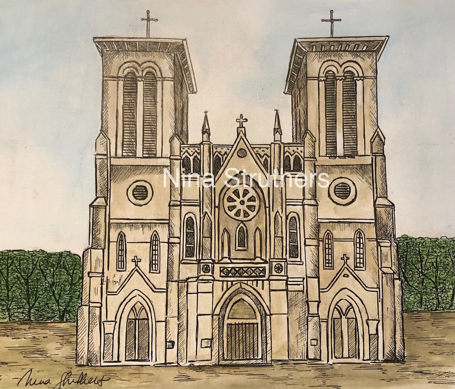 Cathedral of San Fernando San Antonio Texas - Etsy