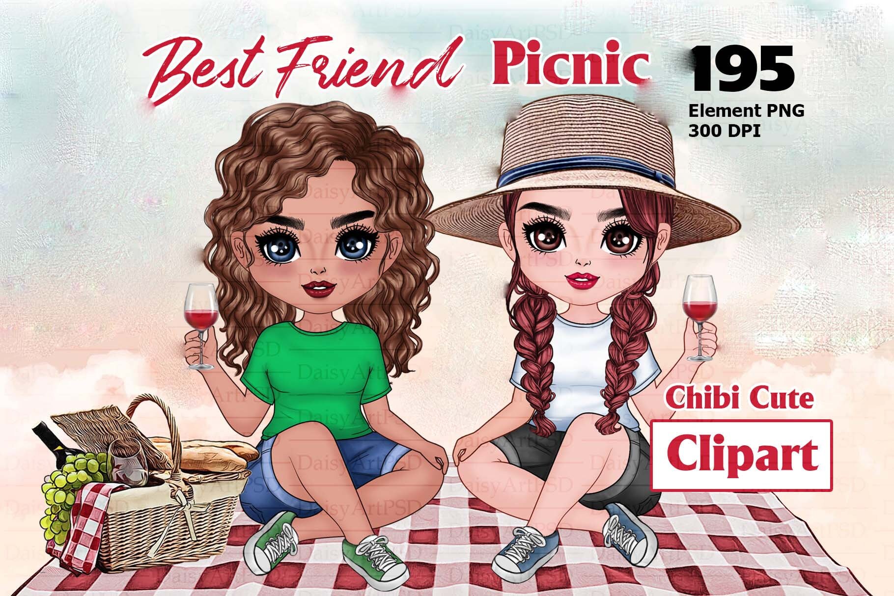 Chibi Template Best Friends